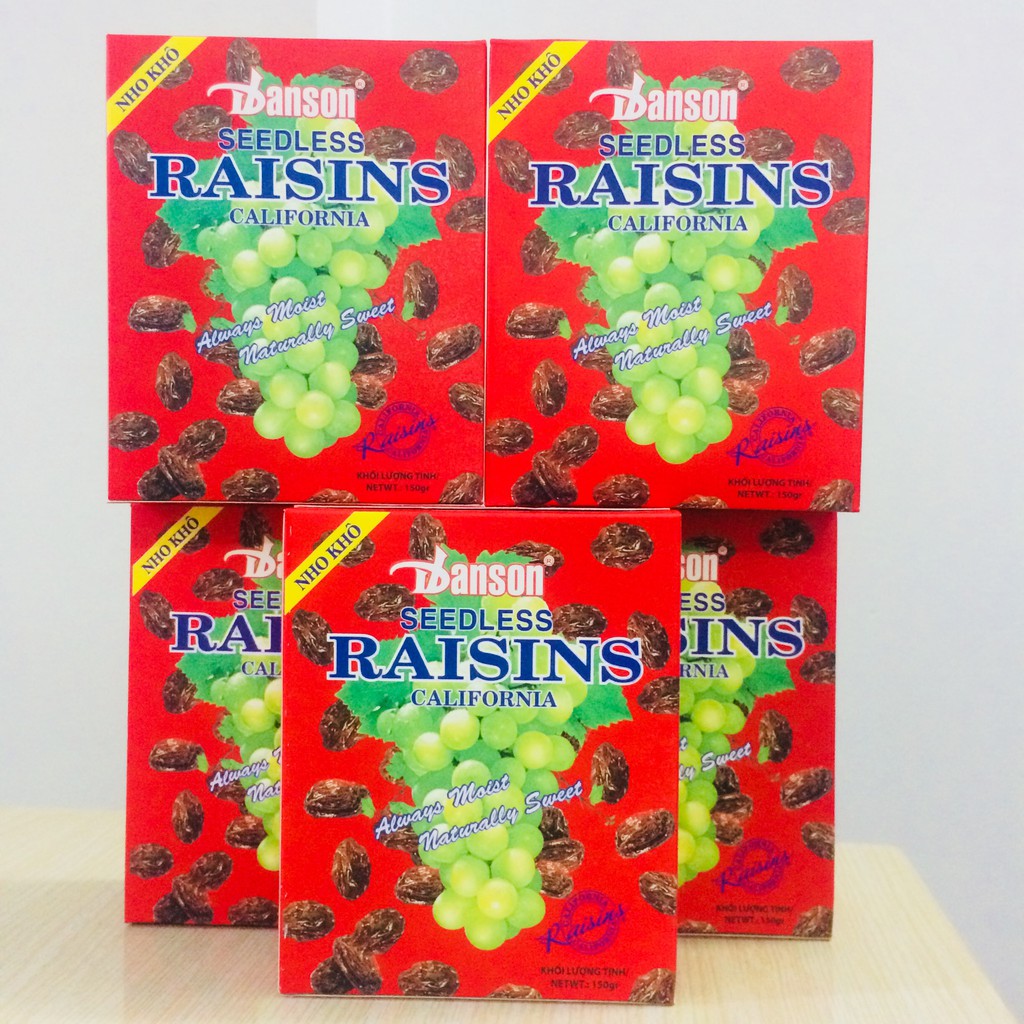 NHO KHÔ RAISIN HỘP 150G | Shopee Việt Nam