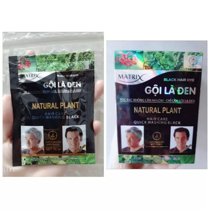 Dầu Gội Phủ bạc Gội Là Nâu Matrix ( hộp 10 gói) | Shopee Việt Nam