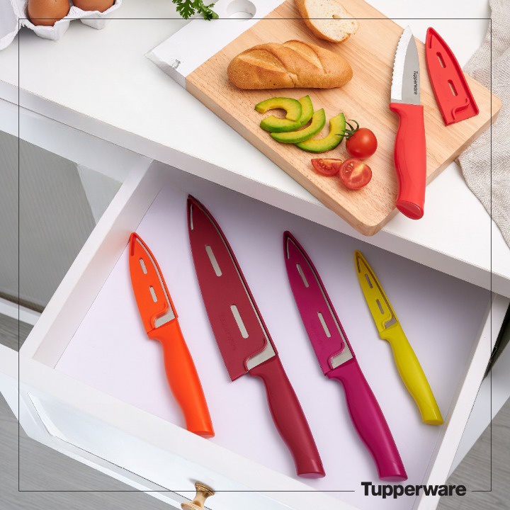 BỘ DAO ESSENTIAL 5 MÓN TUPPERWARE CHÍNH HÃNG | Shopee Việt Nam