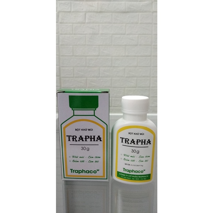 Bột khử mùi hôi chân hôi giày trapha ( bột rắc hôi chân ) | Shopee Việt Nam