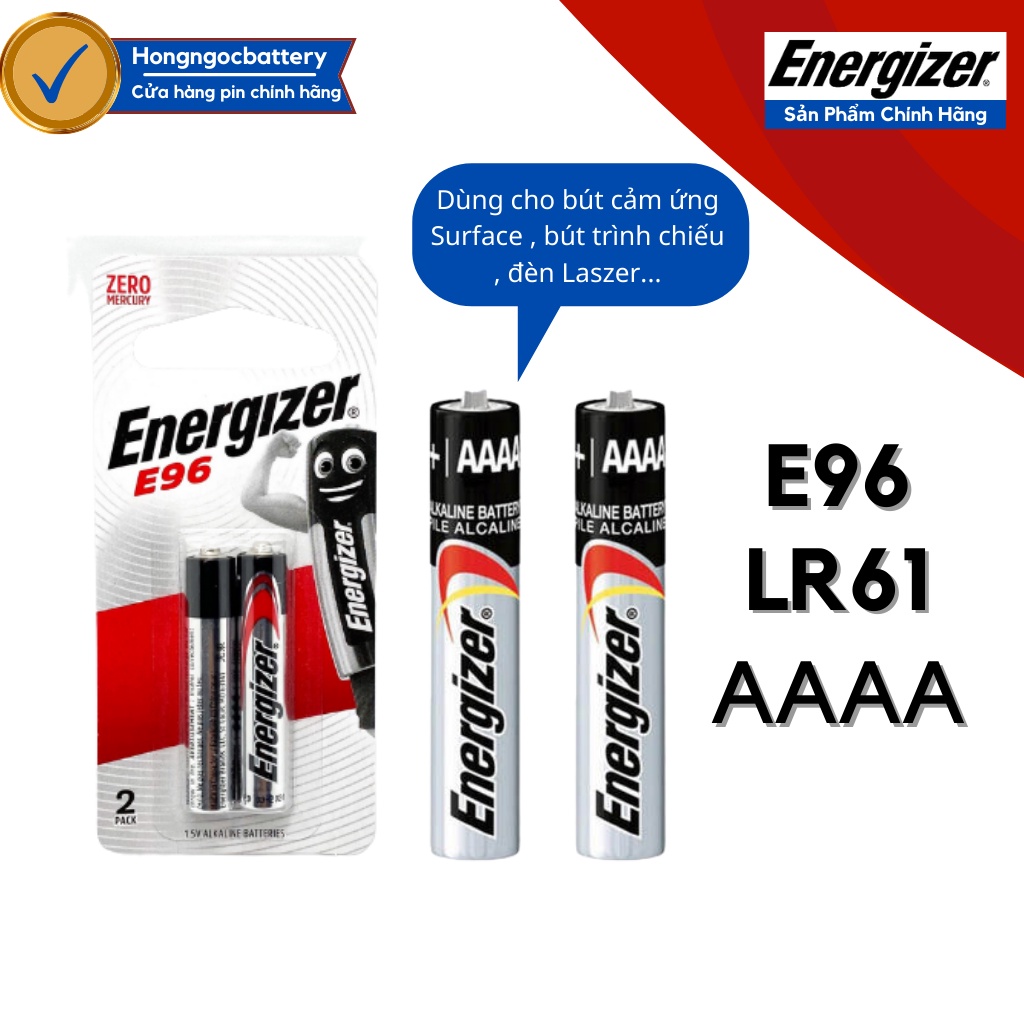 Pin AAAA ( Pin 4A ) 1,5V Energizer - Vỉ 2 Viên Chính Hãng | Shopee Việt Nam