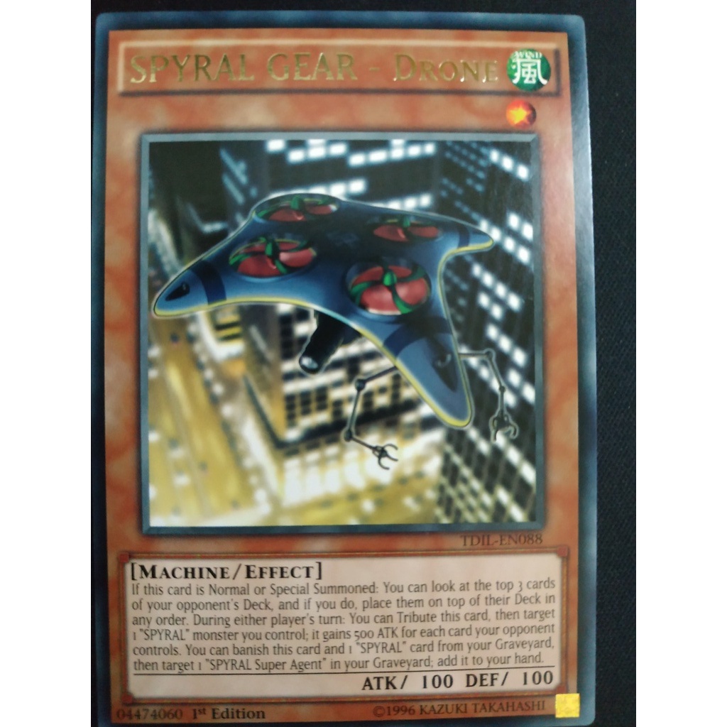 [Thẻ Bài Yugioh Chính Hãng] SPYRAL GEAR - Drone - TDIL-EN088 | Shopee Việt Nam