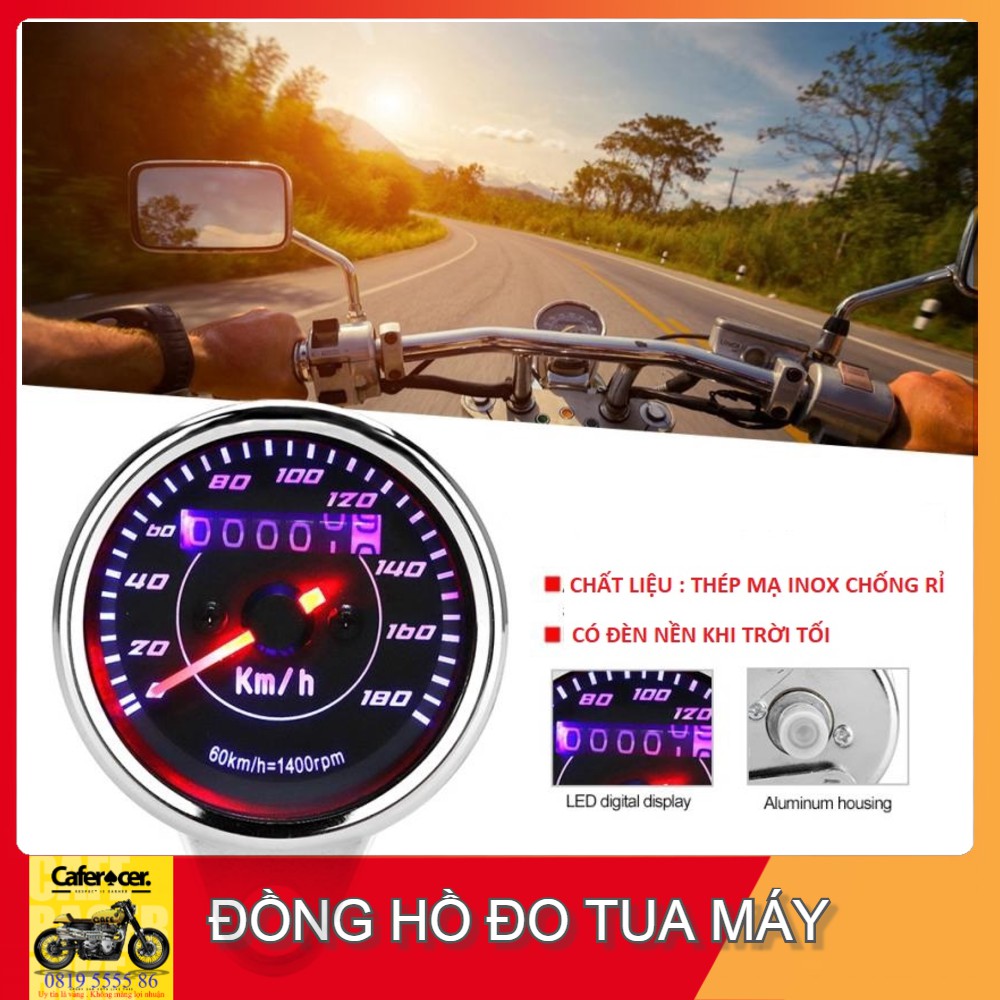 ĐỒNG HỒ CLASSIC ĐO KM- CHUYÊN ĐỘ CHẾ XE CAFERACER, TRACKER - HÀNG CAO ...