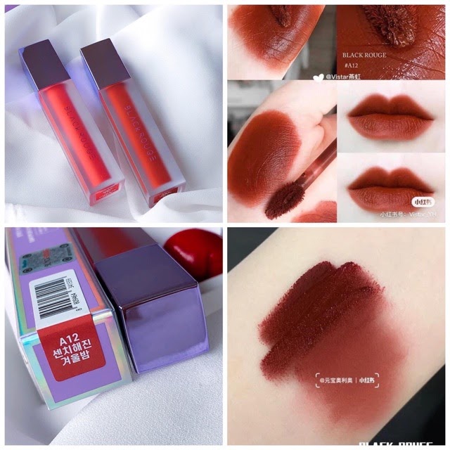 Son đỏ nâu A12 A11 A10 A09 A08 nắp tím handmade | Shopee Việt Nam
