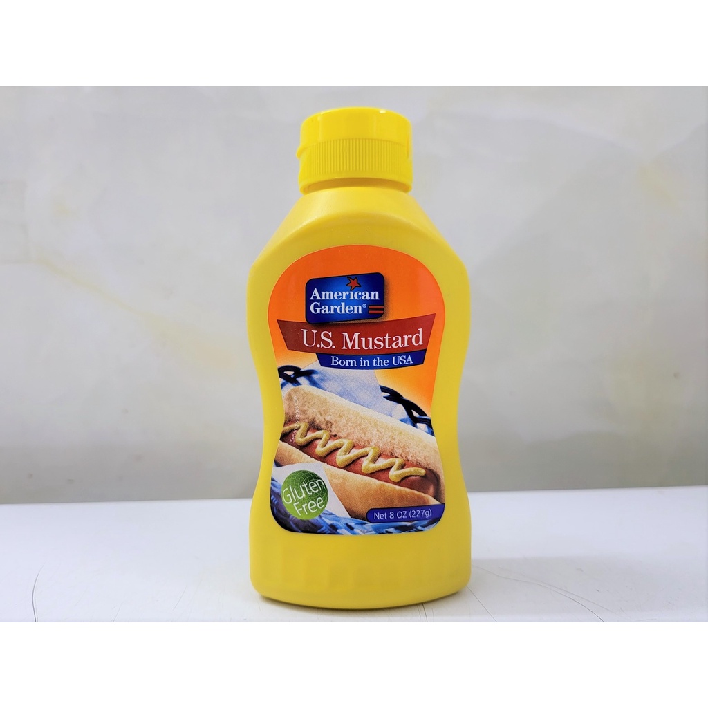 [Chai nhỏ 227g] XỐT MÙ TẠT VÀNG [USA] AMERICAN GARDEN Yellow Mustard ...