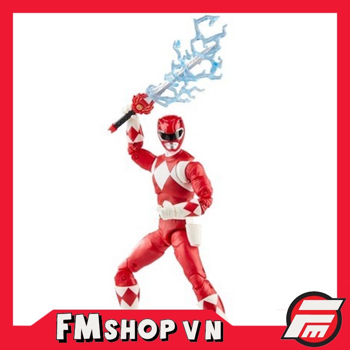 (CÓ SẴN) MÔ HÌNH CHÍNH HÃNG LIGHTNING COLLECTION MMPR RED RANGER (SAI ...