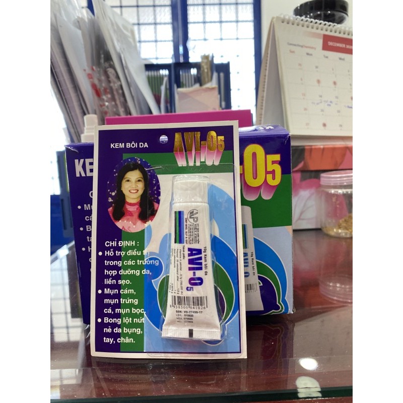 Kem bôi mụn ngoài da giảm mụn liền sẹo Avio5 | Shopee Việt Nam