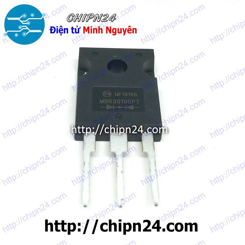 [1 CON] (DIP) Diode Schottky MBR30100 TO-247 30A 100V (MBR30100PT 30100) | Shopee Việt Nam