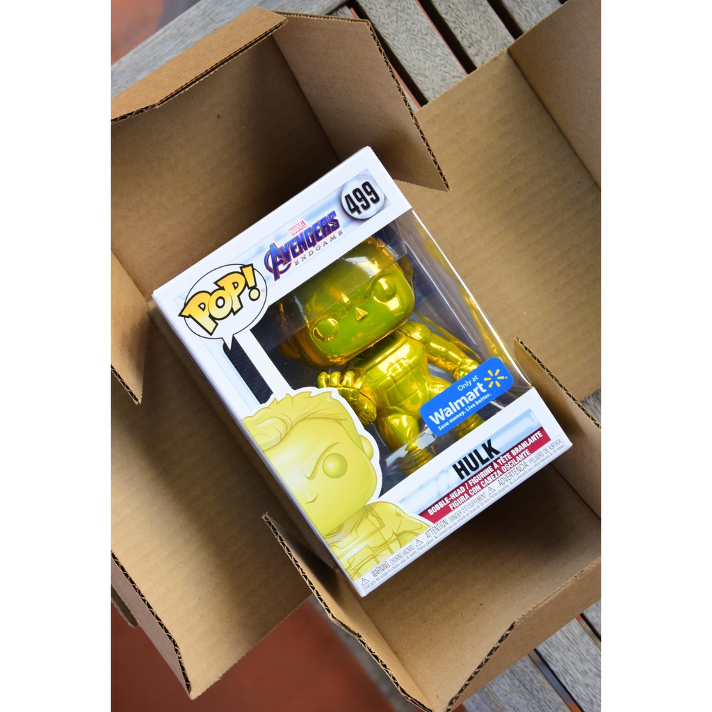 [New box 10/10] Mô hình nhân vật Funko Pop Avengers Hulk #499 Walmart ...