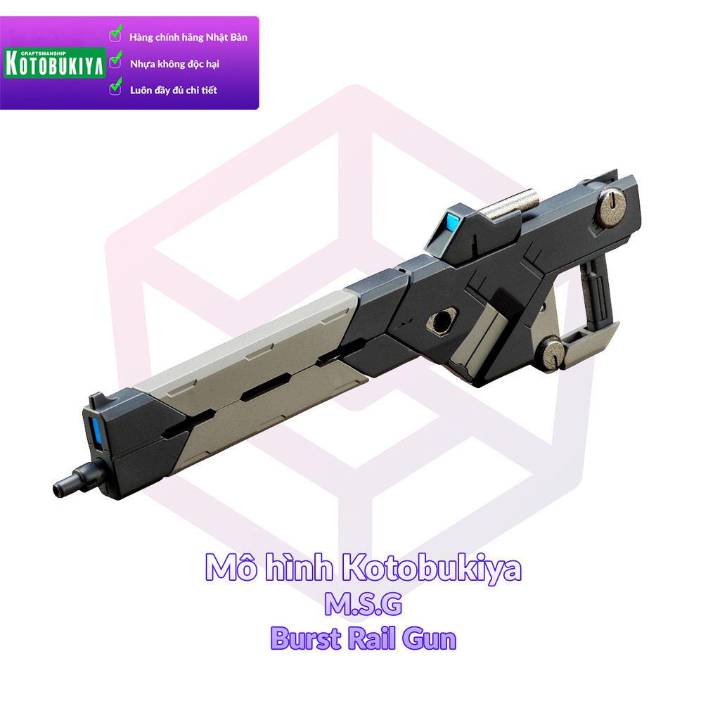 Mô hình Kotobukiya M.S.G WU01 Burst Rail Gun Weapon Unit [KTB] [MSG ...