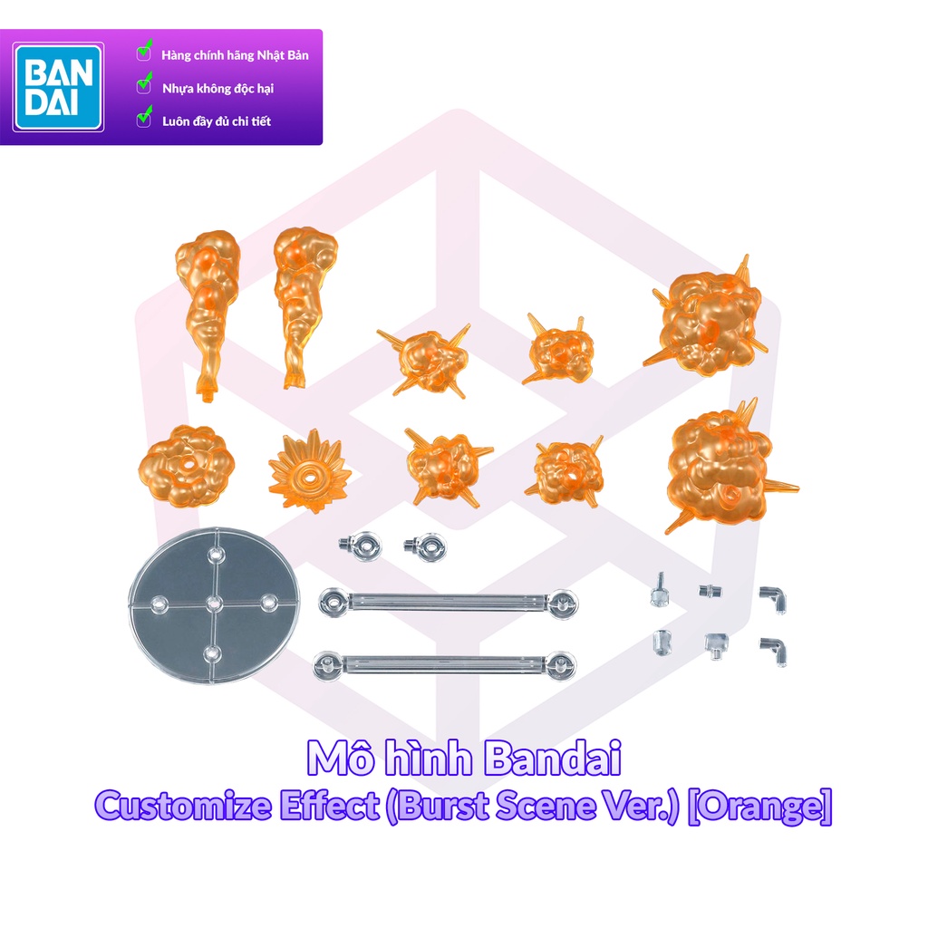 Mô hình Bandai Customize Effect (Burst Scene Ver.) [Orange] 1/144 [GDB ...