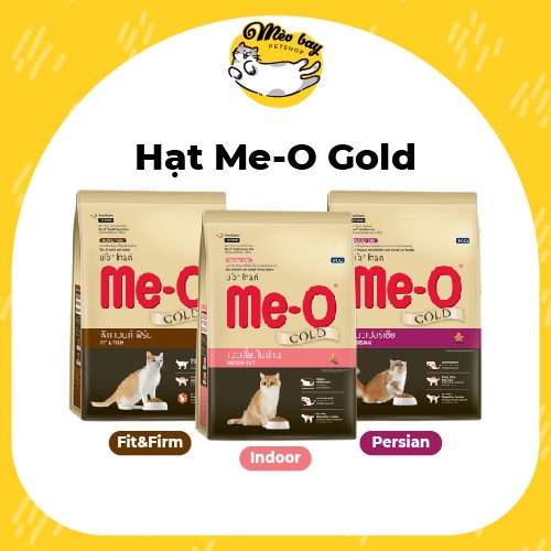 Hạt thức ăn cho mèo Me-O Gold Indoor, Fit & Firm, Persian - Hạt thức ăn ...