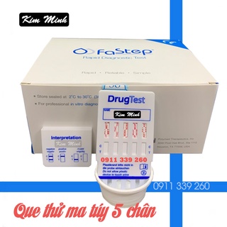 Que test thử ma túy 5 chân Fastep test nước tiểu tại nhà phát hiện ma ...