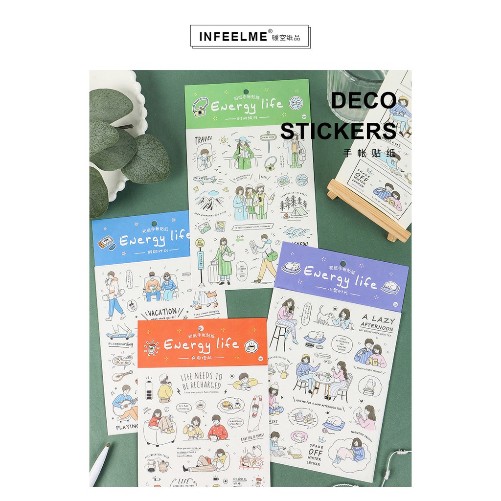 Sticker energy life | Shopee Việt Nam