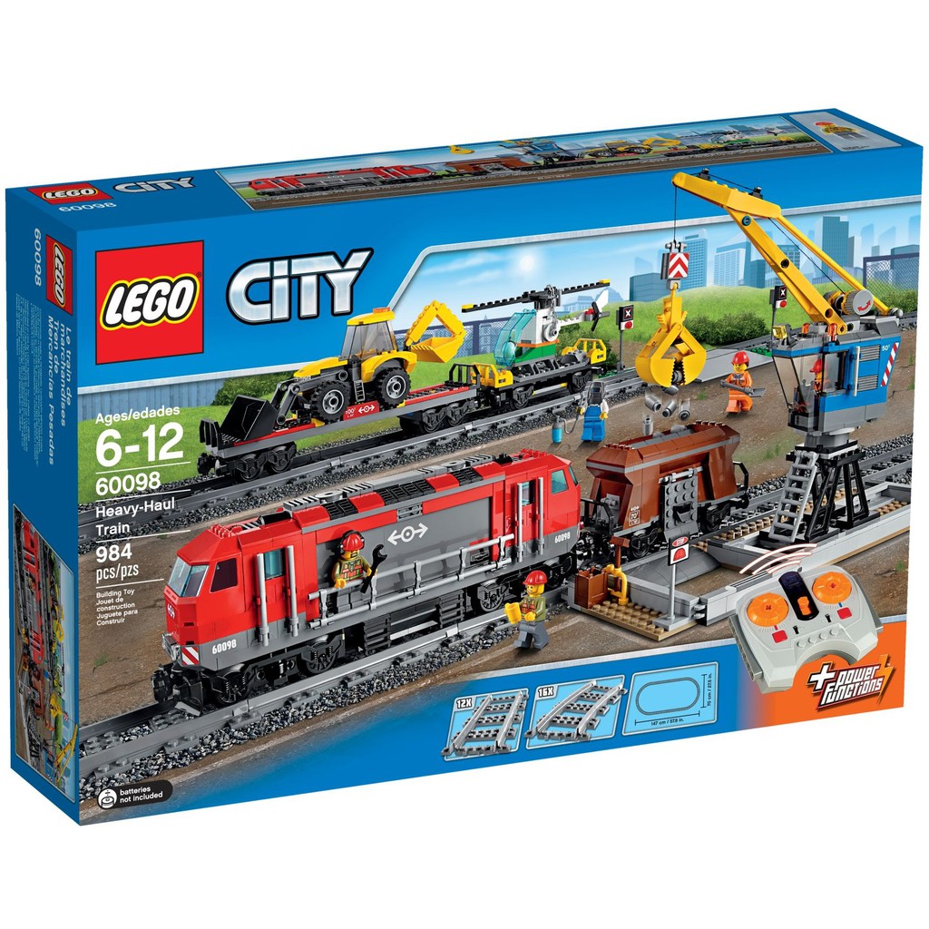 Bộ lắp ráp Đầu Kéo Xe Lửa Hạng Nặng - LEGO City 60098 Heavy-Haul Train ...