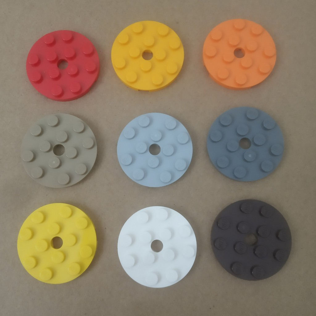 Đồ Chơi Lego Lắp Ráp Plate, Round 4 x 4 with Hole | Shopee Việt Nam