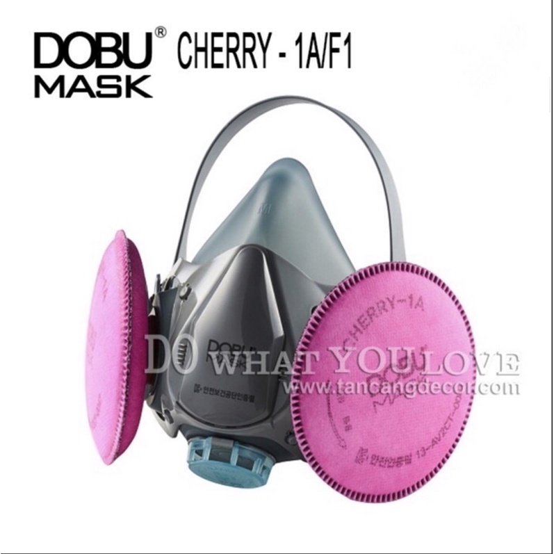 Mặt nạ phòng độc DOBU Mask Cherry Testes-F1, Khẩu trang phòng độc DOBU ...