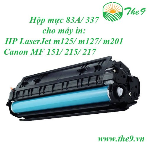 Hộp mực 83A/ 337 dành cho máy in HP LaserJet m125/ m127/ m201 - Canon ...
