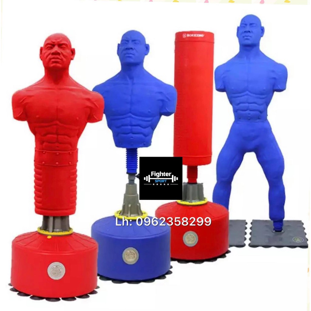 Trụ đấm Boxing silicon hình người có tay và không tay săc nét như hình ...