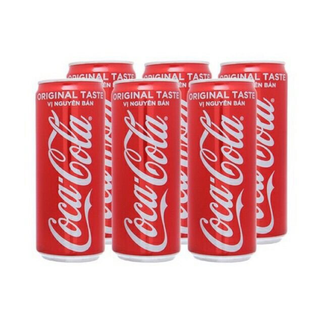 lốc 6 lon Coca-Cola 330ml | Shopee Việt Nam