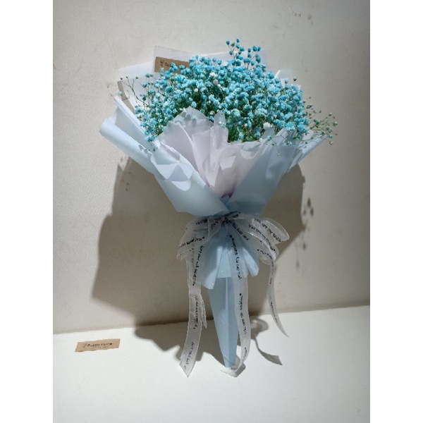 [ HOA BABY TƯƠI HÀ NỘI ] Bó hoa baby xanh vĩnh cửu | Shopee Việt Nam