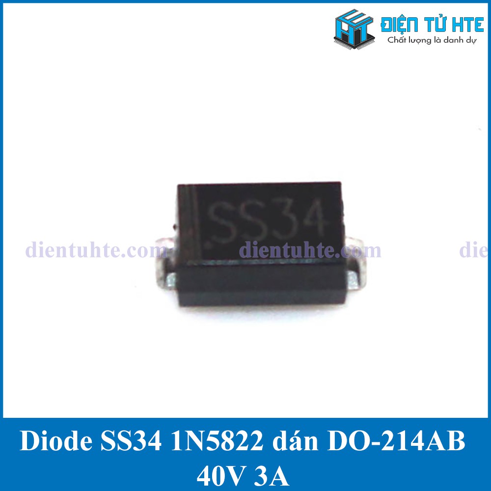 Diode Schottky SS34 1N5822 SMD DO-214AB 40V 3A | Shopee Việt Nam