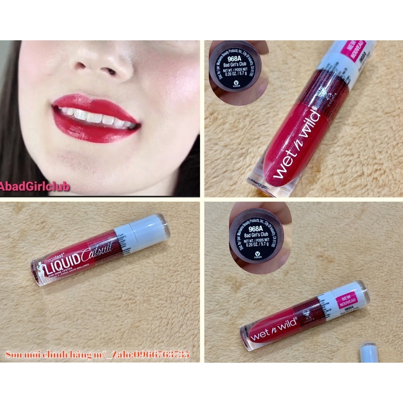 Son Kem Wet N Wild Megalast Liquid Catsuit High Shine 968A | Shopee Việt Nam