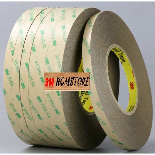 3M 93010 12mm dài 55m - Băng keo 2 mặt chịu nhiệt Trong Suốt 300LSE ...