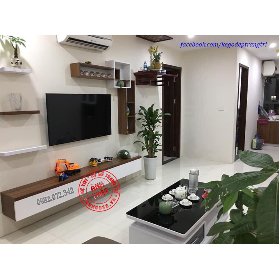 KỆ TIVI TREO TƯỜNG TRANG TRÍ TV01 | Shopee Việt Nam