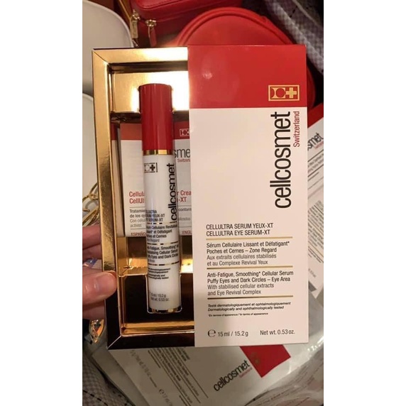 Serum mắt Cellcosmet CellUltra Eye Serum XT: Chứa 11% tế bào gốc lấy ...
