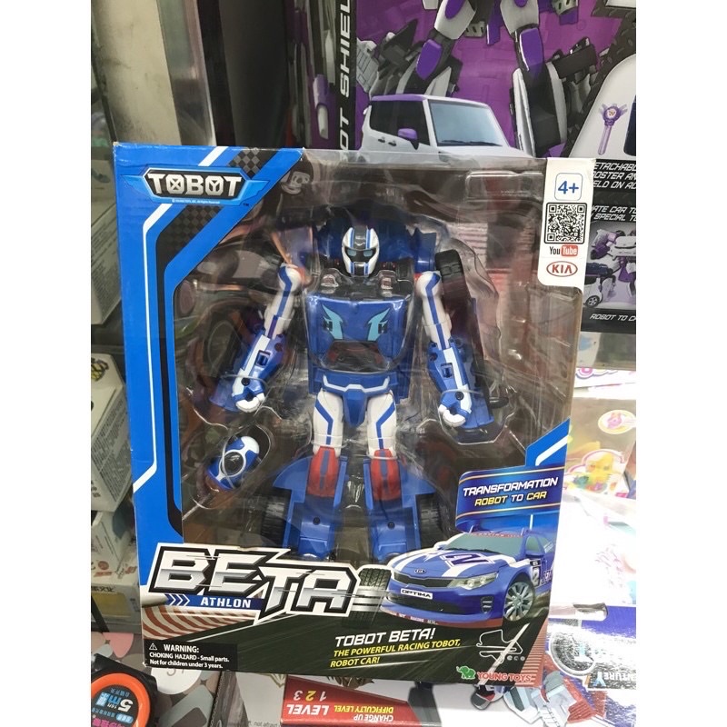 Đồ Chơi Lắp Ráp Robot Biến Hình Tobot BETA ATHLON Chính Hãng | Shopee ...