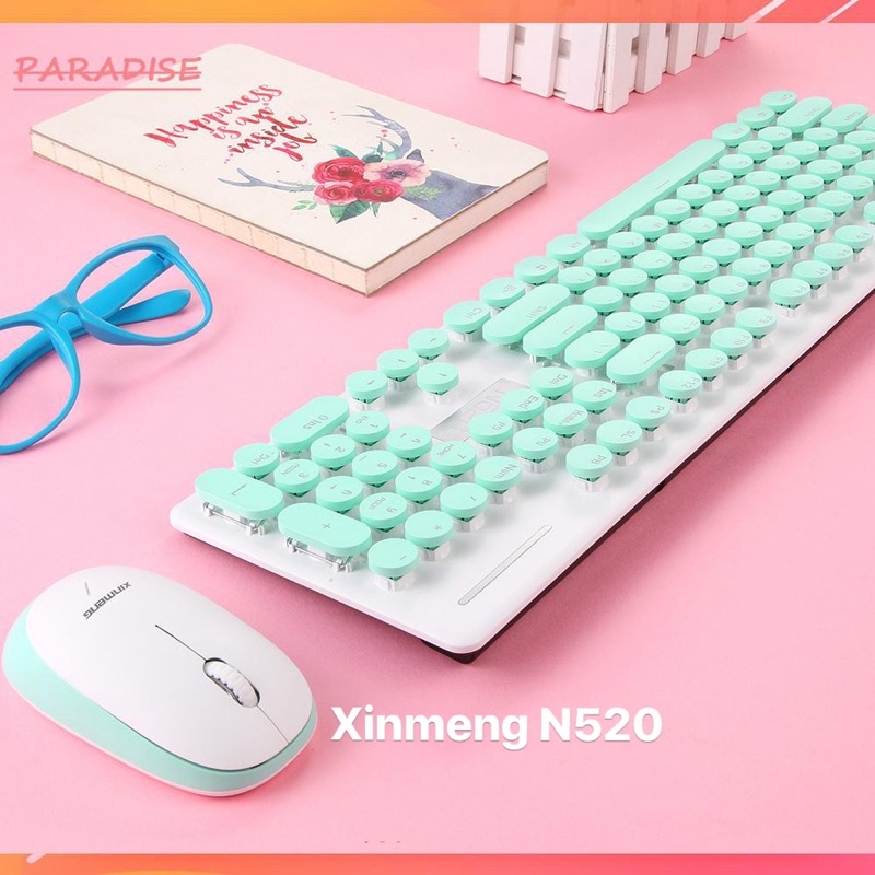 Bàn phím chuột bluetooth Xinmeng N520 | Shopee Việt Nam