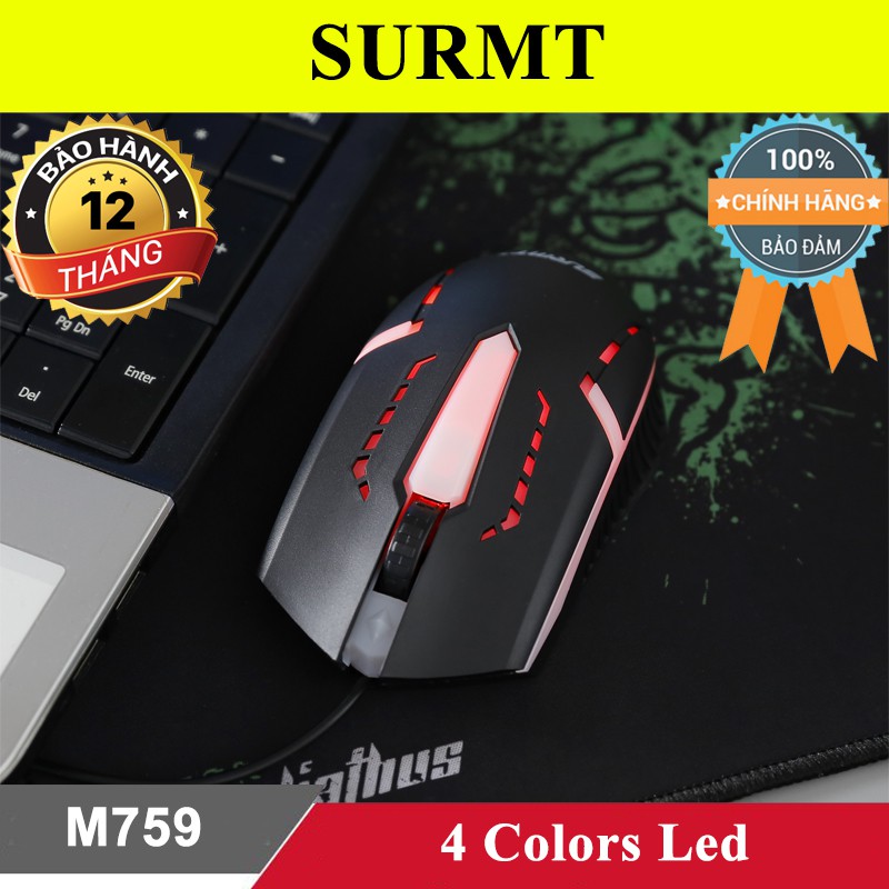 Chuột Gaming Surmt M759 chính hãng - Chuột Máy Tính Surmt 759 | Shopee ...