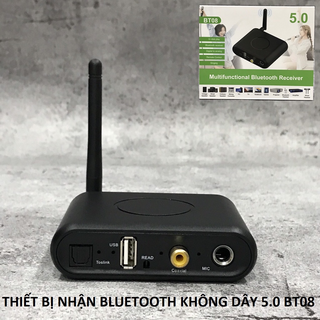 Bộ Thu Bluetooth Đa Chức Năng BT08 , Thu phát tín hiệu bluetooth | Shopee Việt Nam