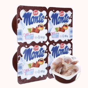 Lốc 4 hộp váng sữa Monte socola 55g | Shopee Việt Nam
