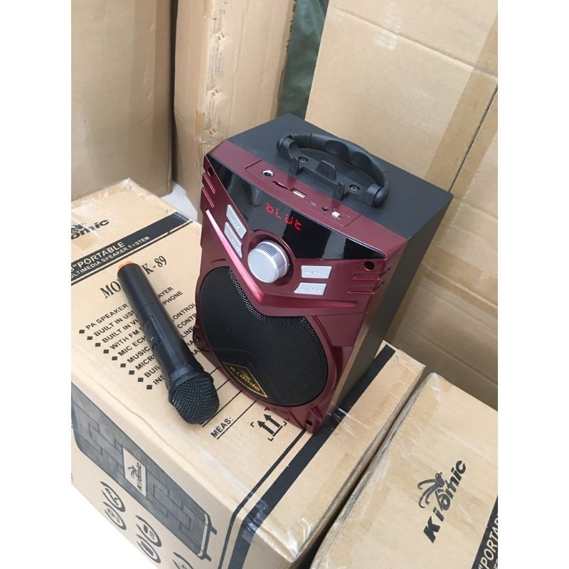 Loa hát karaoke k56 kèm mic không dây giá rẻ. | Shopee Việt Nam