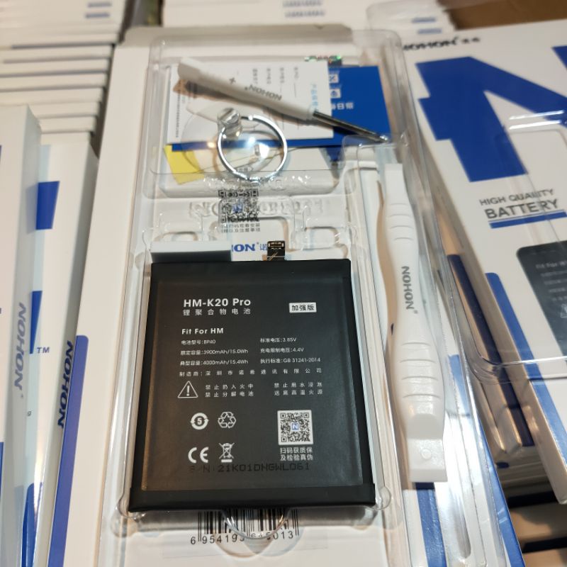 Pin Redmi K20 Pro / Mi 9T Pro Mã BP40 chính hãng NOHON | Shopee Việt Nam