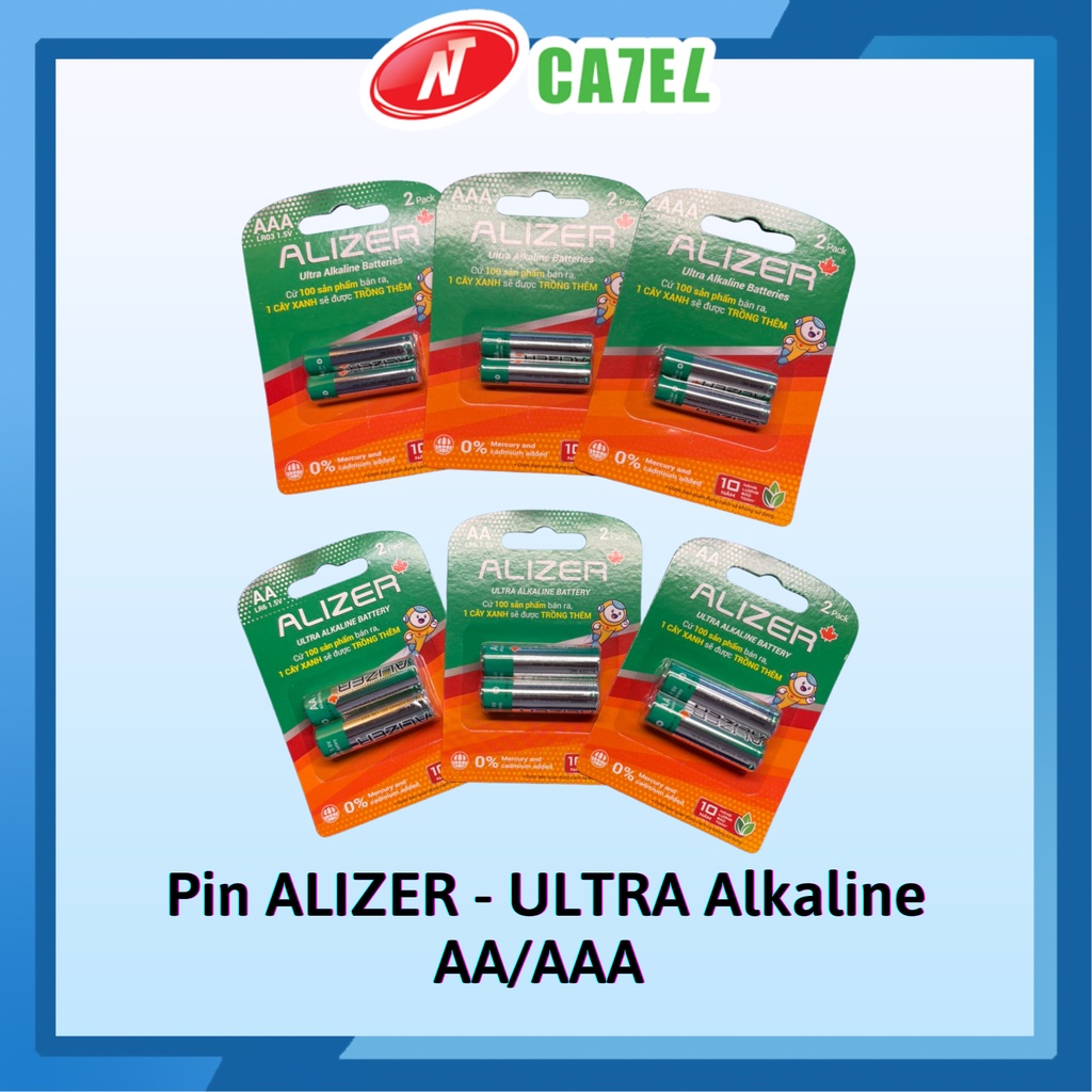 Pin ALIZER AA/AAA ULTRA Alkaline hàng chính hãng | Shopee Việt Nam