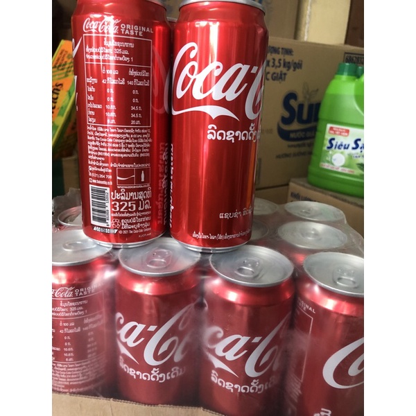 NƯỚC NGỌT COCA COLA THÁI LAN 1 LỐC 12 LON | Shopee Việt Nam