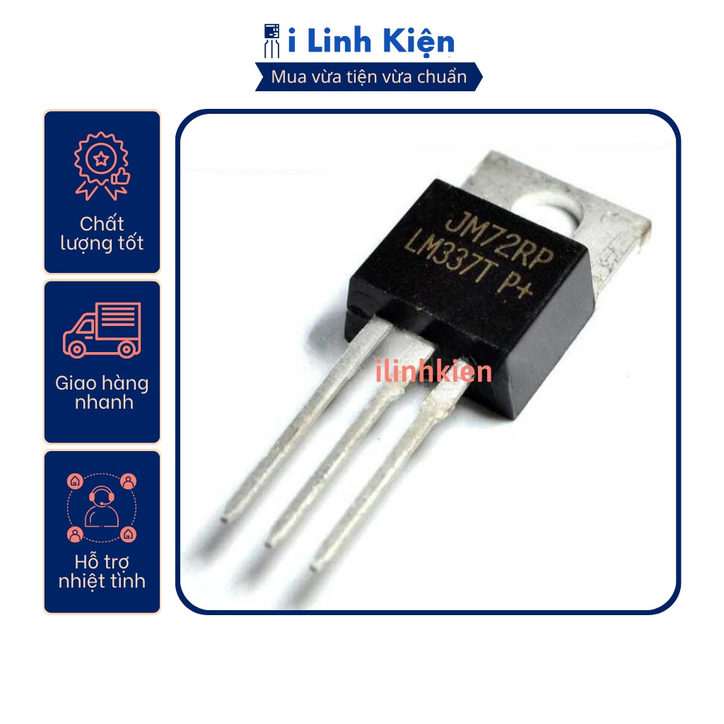 LM337T 1.5A 1.2V-37V TO-220 chính hãng ON | Shopee Việt Nam