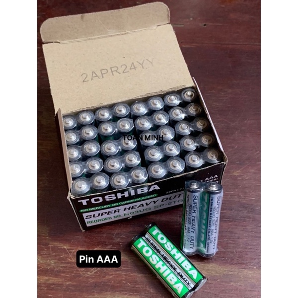 PIN AAA. Dùng để thay thế Remote Điều Khiển Tivi, Máy Lạnh, Quạt dùng ...