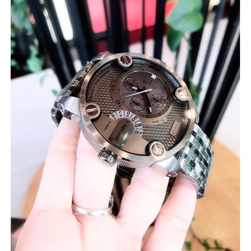 Đồng Hồ Diesel Chính Hãng Nam DZ7263 Little Daddy Dual Time Chronograph ...