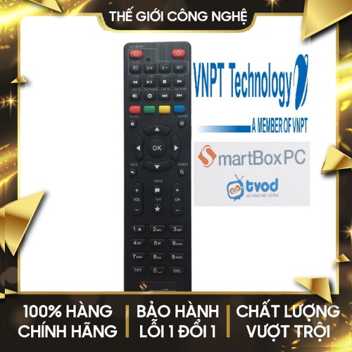 ĐIỀU KHIỂN ĐẦU VNPT SMART BOX - REMOTE ĐẦU THU VNPT-hàng chính hãng | Shopee Việt Nam
