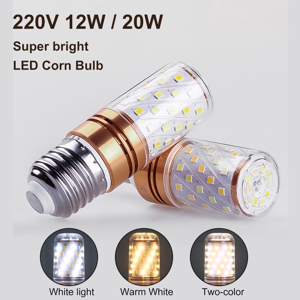 E27 E14 Bóng Đèn LED Ngô SMD 2835 Đèn LED 12W 16W Đèn Chùm Đèn LED Để Trang Trí Nhà Cửa | Shopee ...