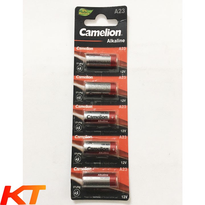 Pin A23 12v Camelion Alkaline A23, 23A, 23AE, MN23 Plus (vỉ 5 viên). | Shopee Việt Nam