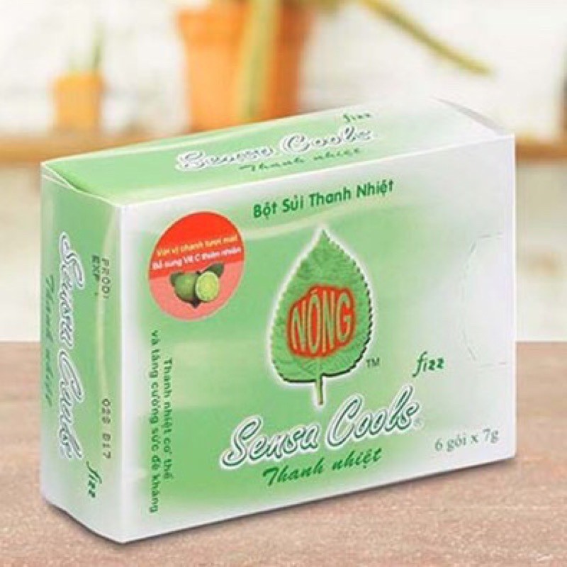 Bột sủi thanh nhiệt Sensa cools (Sensacool) - Hộp 6 gói | Shopee Việt Nam