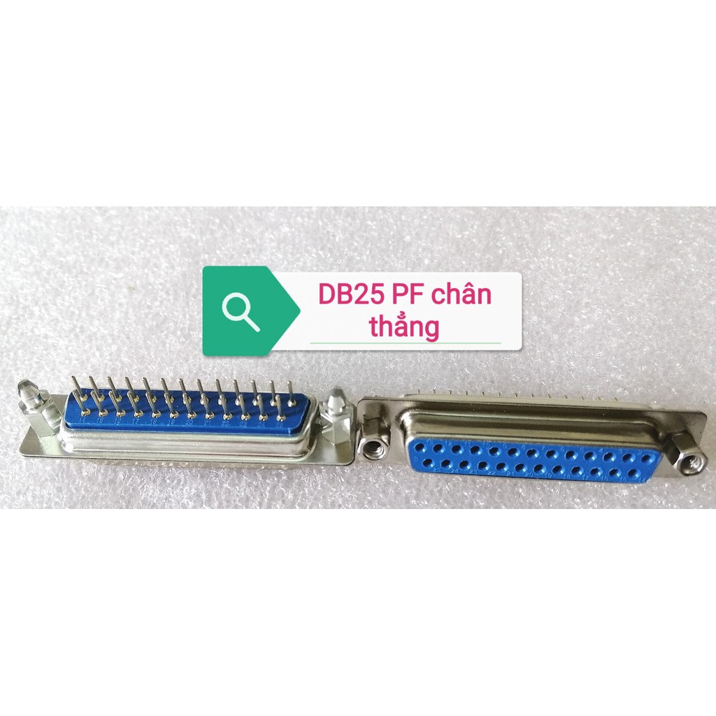 Đầu DSUB DB9 DB15 DB25 màu xanh chân thẳng hàn mạch cắm board | Shopee ...