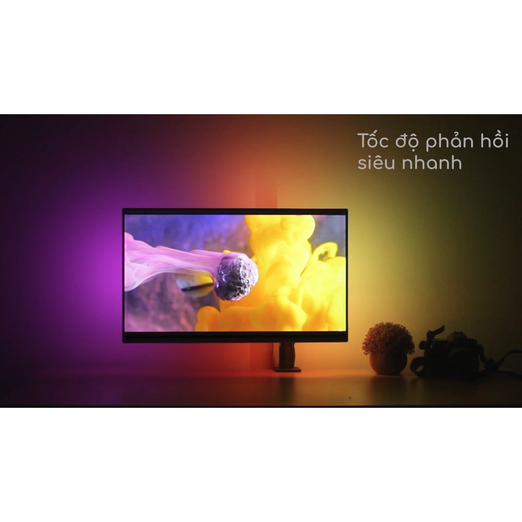 Bộ Led dán màn hình Ambino Basic - Điều Khiển Bằng Phần Mềm, Led Sáng ...