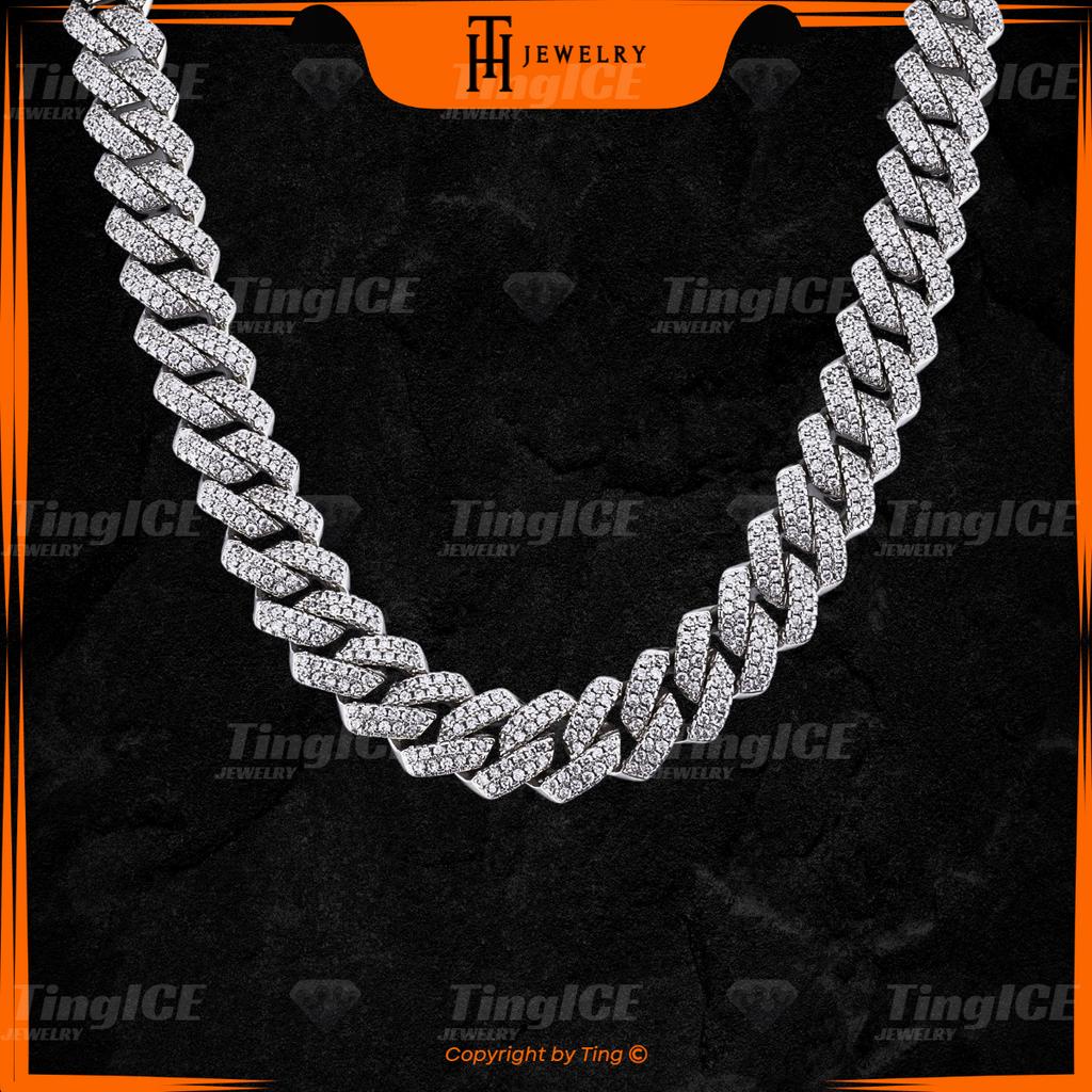 Dây Chuyền/Vòng tay Cuban 13mm Khóa Cứng Cáp CB0204 Trang Sức | Shopee ...