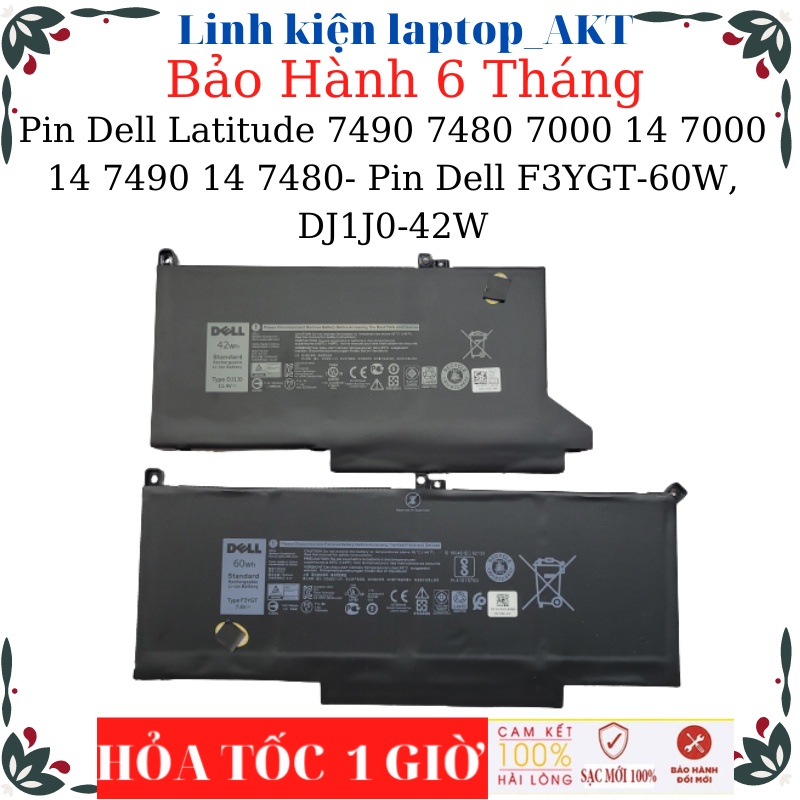 Pin laptop Dell Latitude 7490 7480 7000 14 7000 14 7490 14 7480- Pin ...